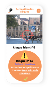 Exercices pour le test de perception des risques 2025